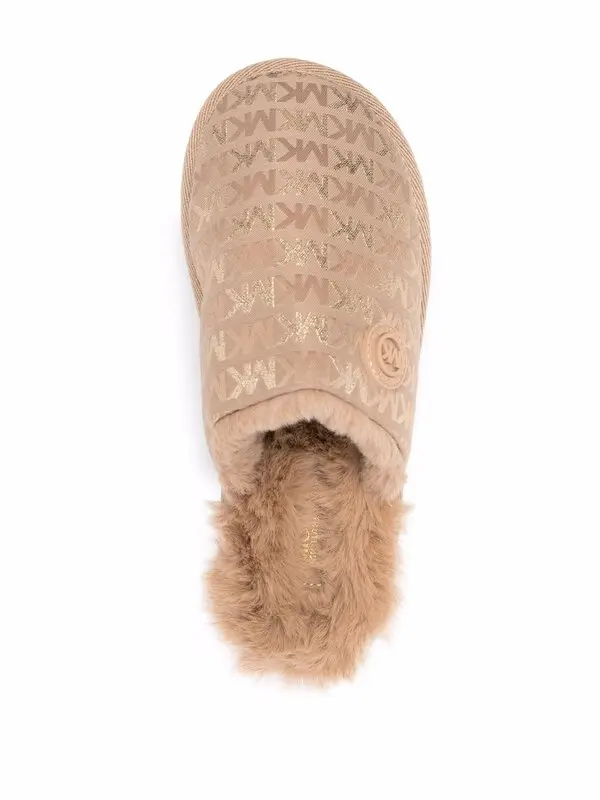 Michael Kors Janis Monogram Slippers