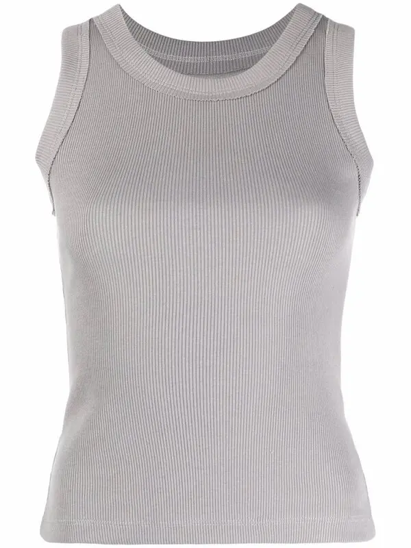 STYLAND Organic Cotton-blend Tank Top - Grey