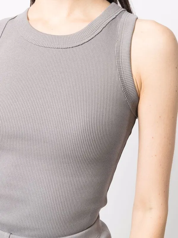 STYLAND Organic Cotton-blend Tank Top - Grey