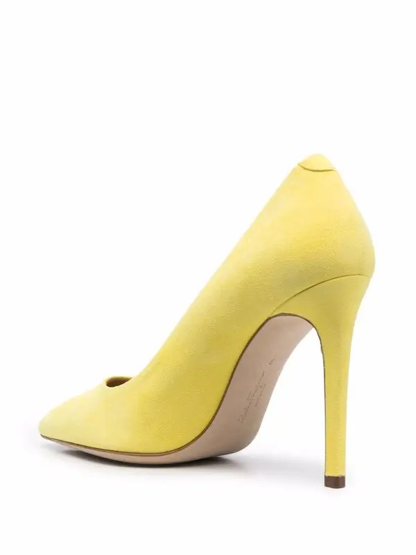 FERRAGAMO Pointed-toe Pumps - Yellow
