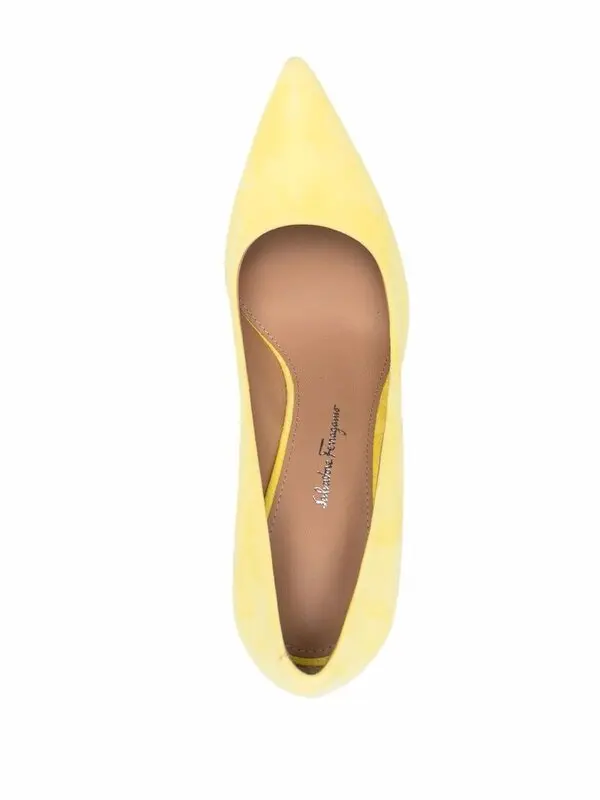 FERRAGAMO Pointed-toe Pumps - Yellow