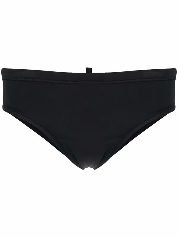 Dsquared2 Logo Print Swimming Briefs - Black