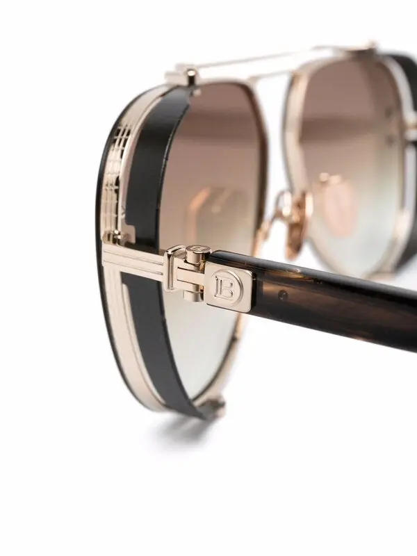Balmain Pilot Frame Sunglasses