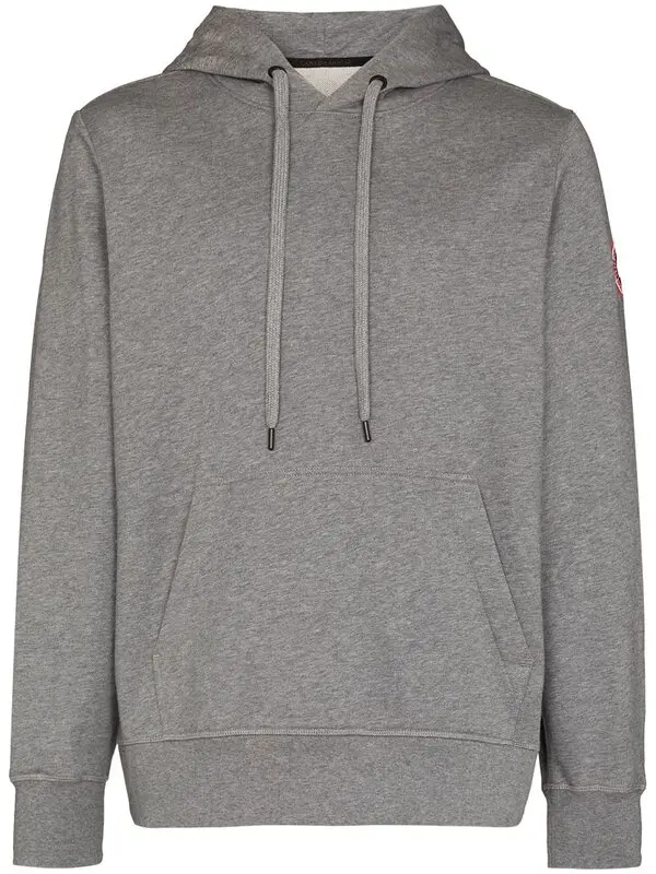 Canada Goose Logo-patch Mélange Hoodie