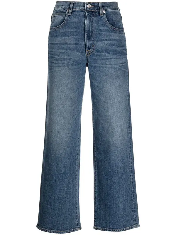 SLVRLAKE Ankle-length Wide Leg Jeans