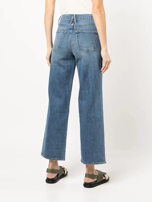 SLVRLAKE Ankle-length Wide Leg Jeans