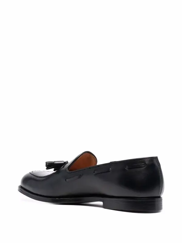 Crockett & Jones Cavendish Tassel Loafers - Black