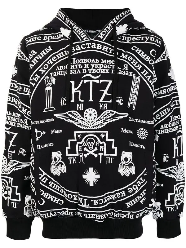 KTZ Oversized Printed Hoodie