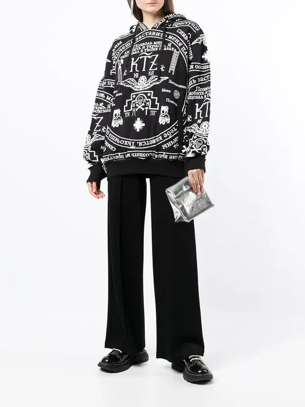 KTZ Oversized Printed Hoodie
