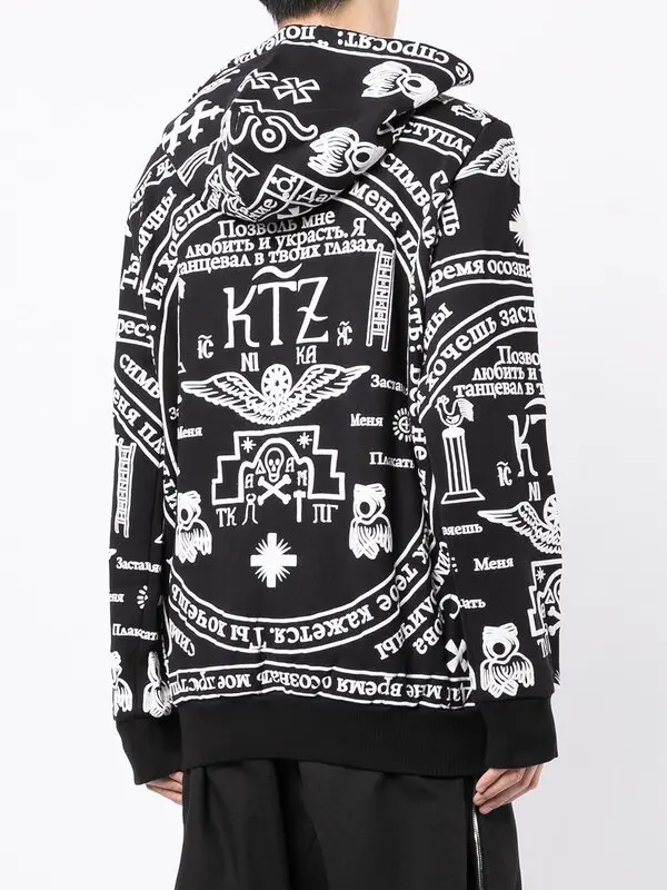 KTZ Oversized Printed Hoodie