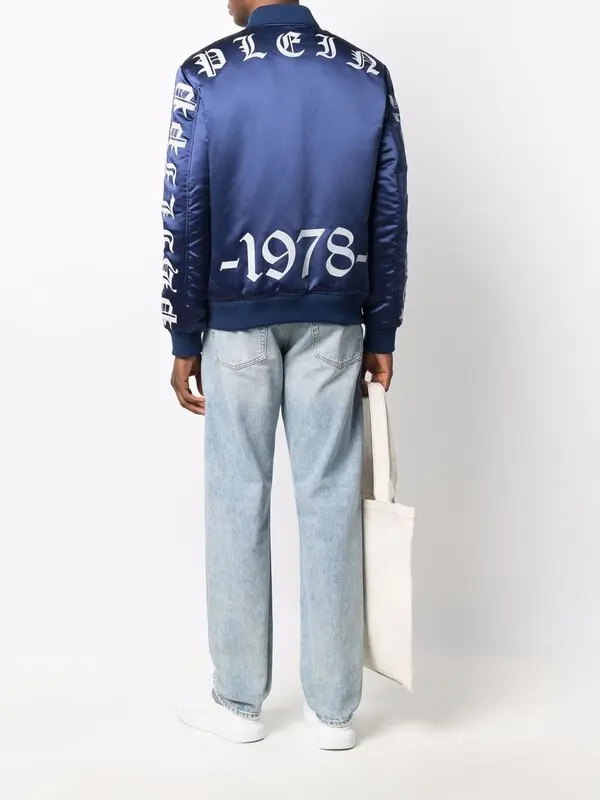 Philipp Plein Logo-print Bomber Jacket