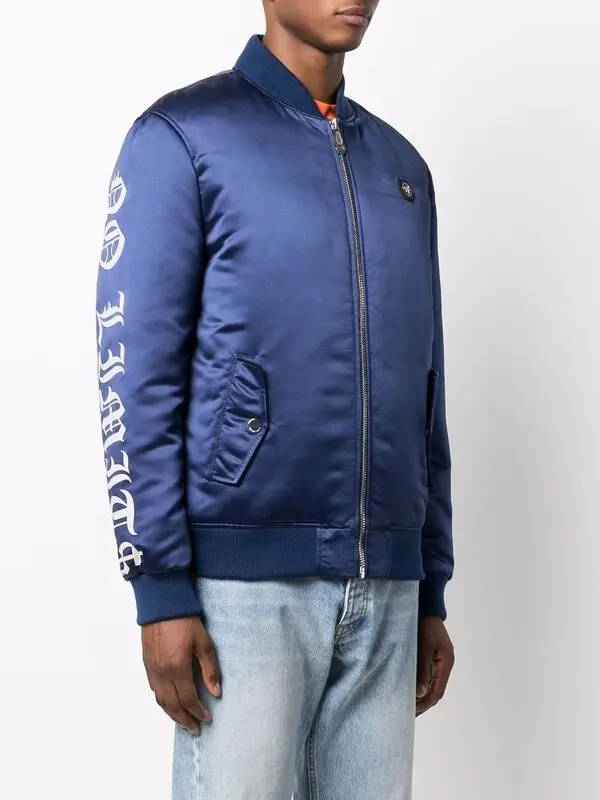 Philipp Plein Logo-print Bomber Jacket