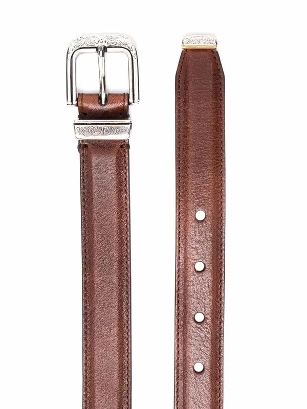 Brunello Cucinelli Buckled Leather Belt