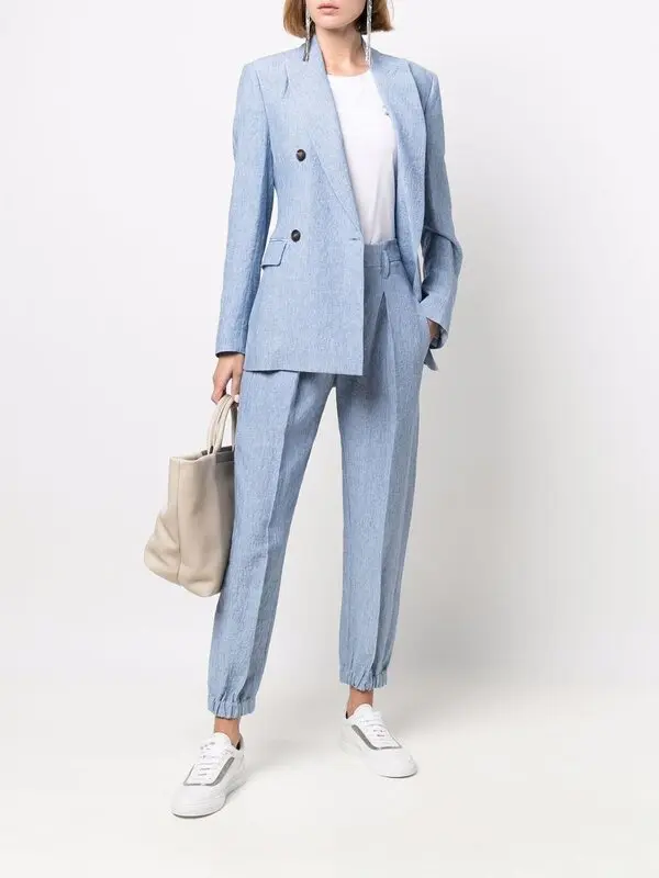 Brunello Cucinelli Linen Suit Trousers