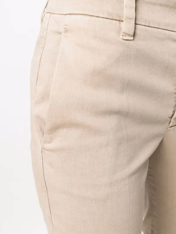 Brunello Cucinelli Cropped Chino Trousers - Neutrals