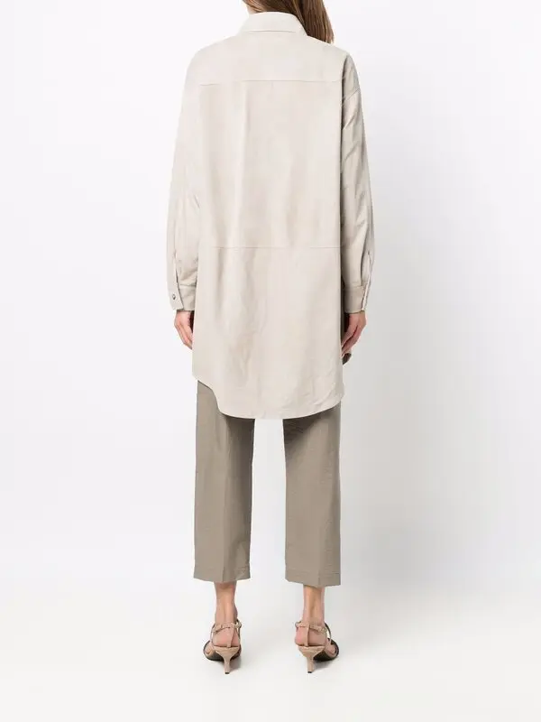 Brunello Cucinelli Long Shirt Jacket