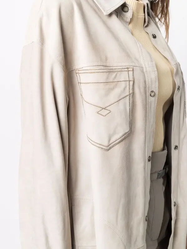 Brunello Cucinelli Long Shirt Jacket