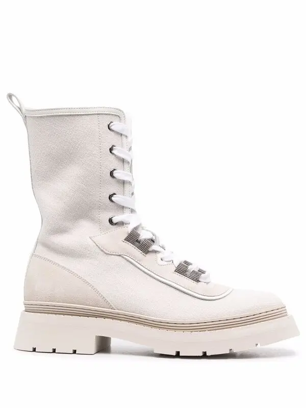 Brunello Cucinelli Lace-up Ankle Boots