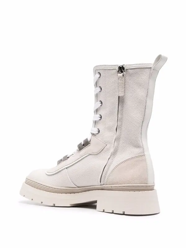 Brunello Cucinelli Lace-up Ankle Boots