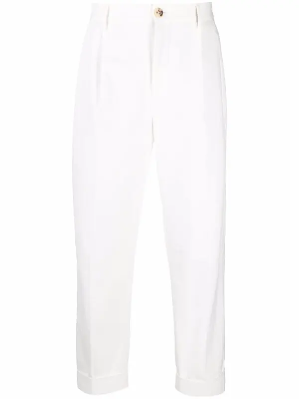 Brunello Cucinelli Dart-detail Straight-leg Trousers