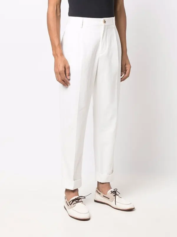 Brunello Cucinelli Dart-detail Straight-leg Trousers
