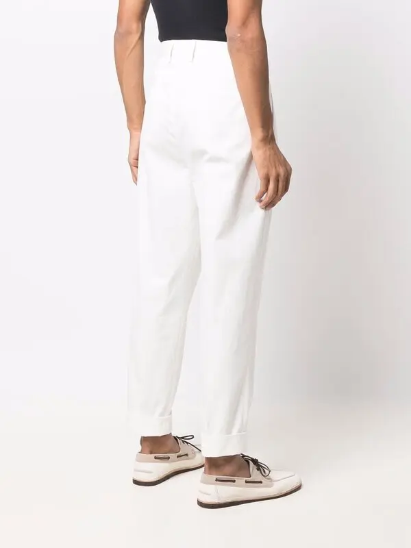 Brunello Cucinelli Dart-detail Straight-leg Trousers