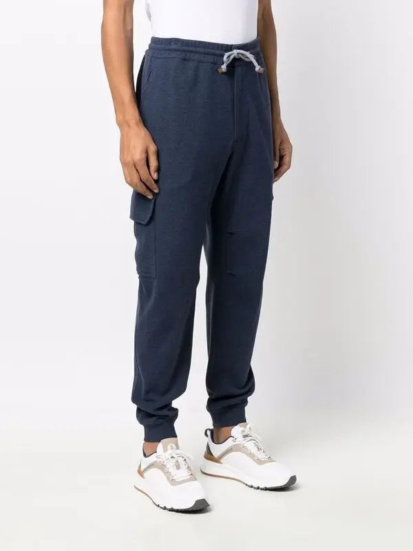 Brunello Cucinelli Drawstring Cotton Track Pants