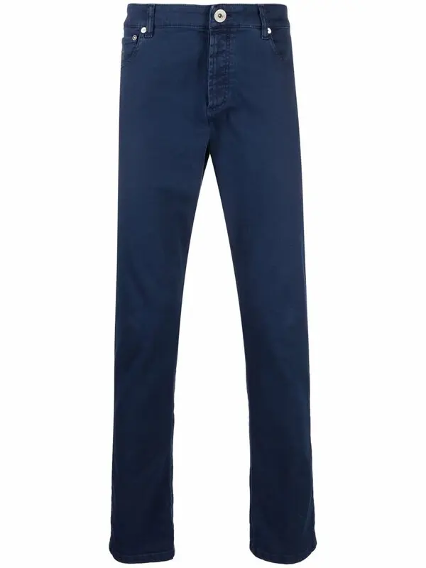 Brunello Cucinelli Dyed Straight-leg Jeans