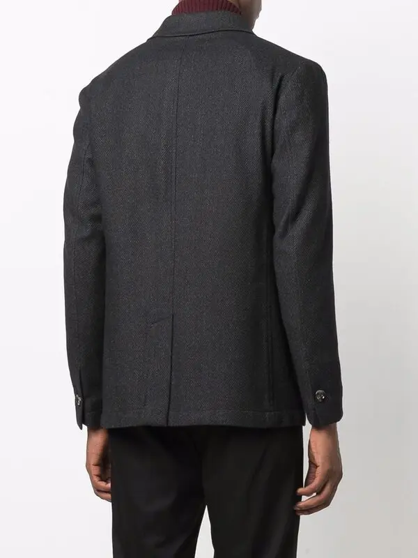 DELL'OGLIO Single-breasted Wool-blend Jacket