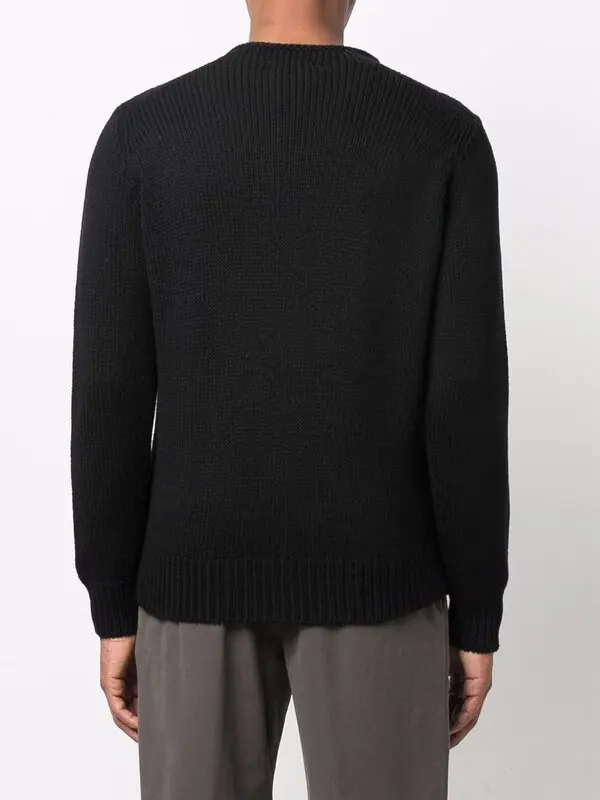 DELL'OGLIO Merino Knit Crew Neck Jumper