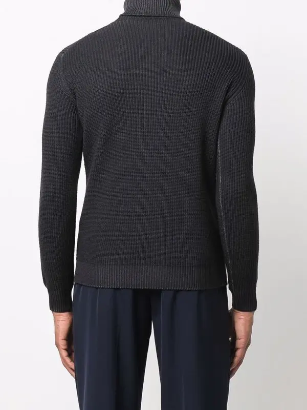DELL'OGLIO Roll-neck Merino-wool Sweater