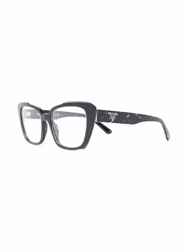 Prada Marbled Cat Eye Frame Glasses
