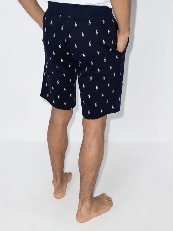Polo Ralph Lauren Logo Print Pajama Shorts