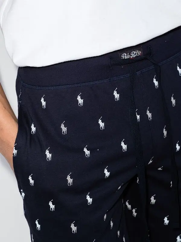 Polo Ralph Lauren Logo Print Pajama Shorts