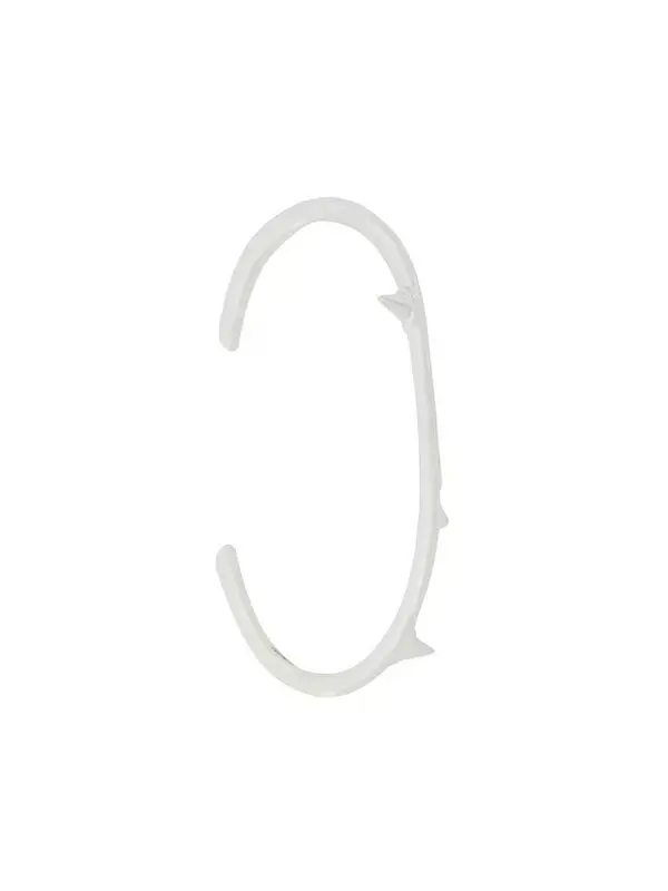 SHAUN LEANE Rose Thorn Thin Cuff - Silver