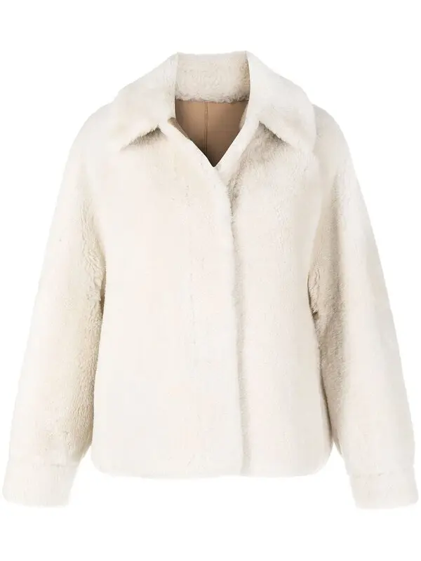 Goen.j Dolman Sleeves Shearling Jacket
