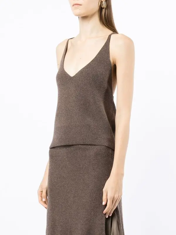 Goen.j V-neck Cashmere Tank Top