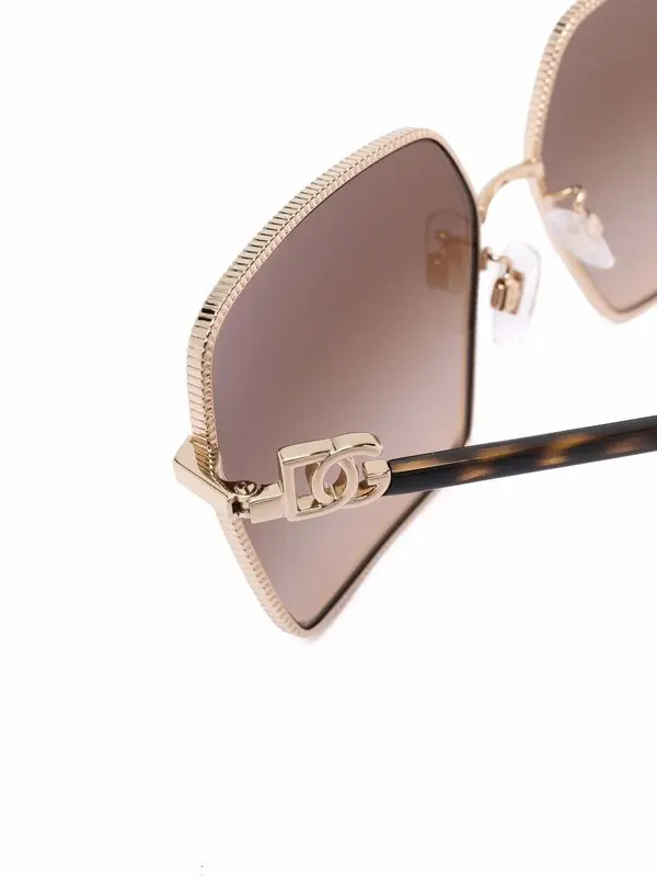 Dolce & Gabbana Gros Grain Square-frame Sunglasses