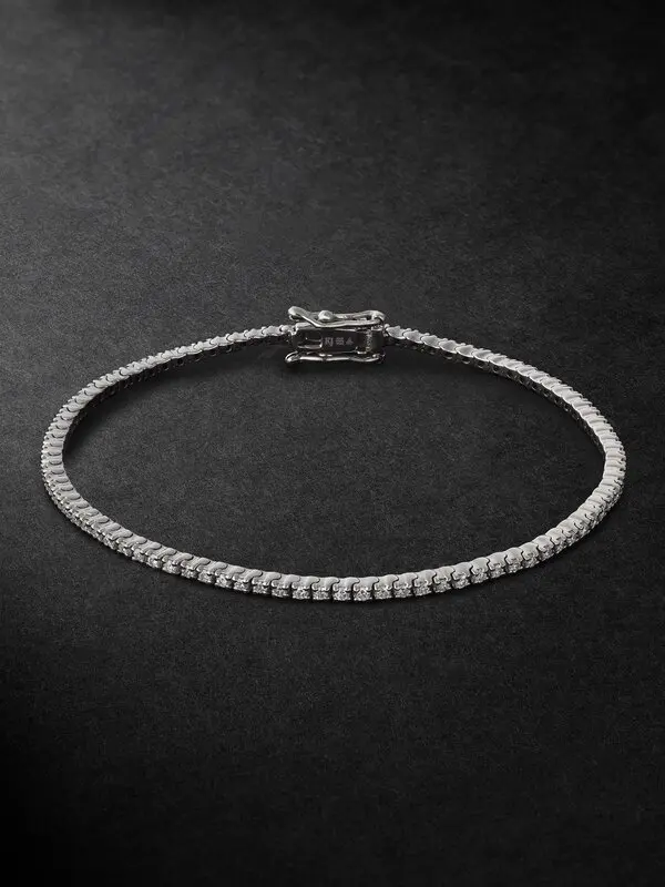 KOLOURS JEWELRY Spectra Diamond Tennis Bracelet - Silver