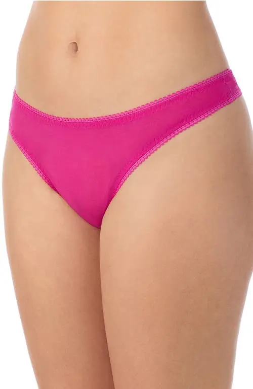 ON GOSSAMER Hip-g Mesh Thong - Sweet Fuchsia