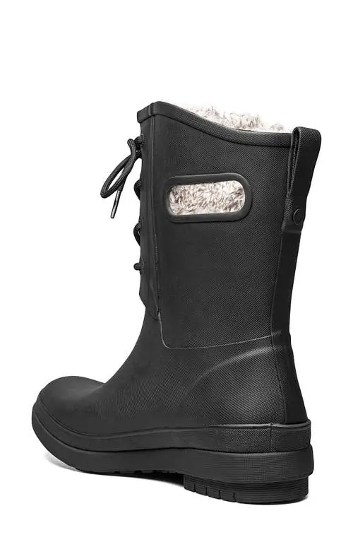 Bogs Amanda Ii Lace-up Waterproof Boot - Black