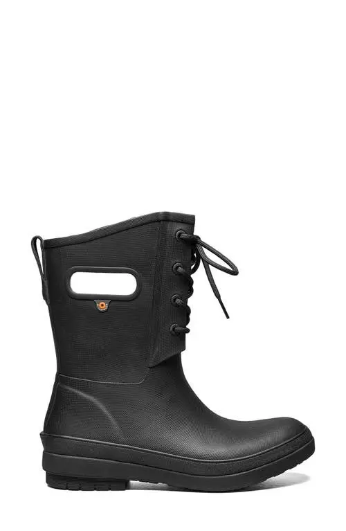 Bogs Amanda Ii Lace-up Waterproof Boot - Black