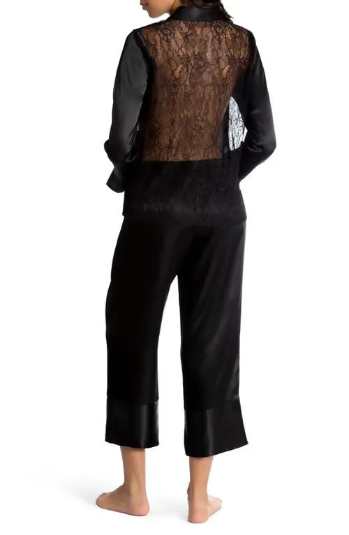 IN BLOOM BY JONQUIL Charlize Lace Back Crop Pajamas