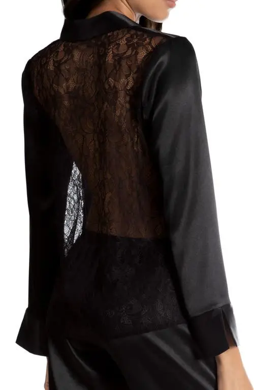 IN BLOOM BY JONQUIL Charlize Lace Back Crop Pajamas