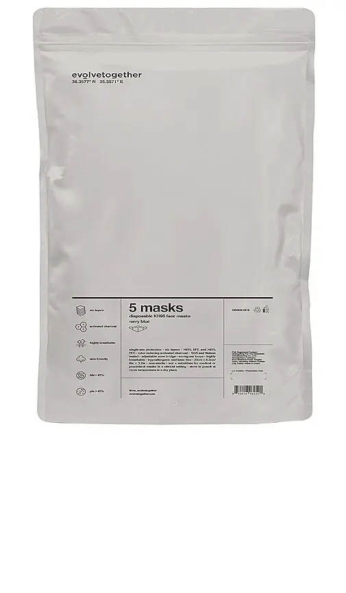 Evolvetogether Santorini 5 Pack Kn95 Face Masks