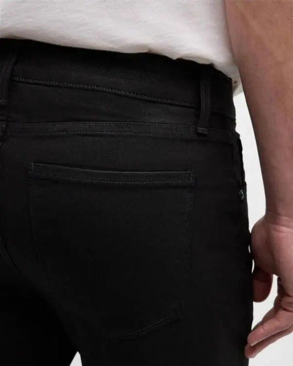 Monfrère Greyson Coated Skinny-fit Jeans - Coated Noir