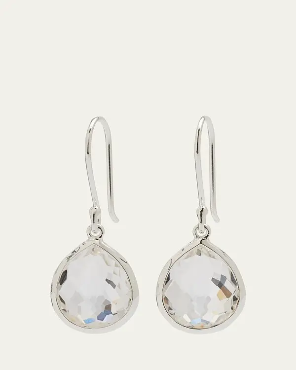 Ippolita Sterling Teardrop Earrings - Clear Quartz
