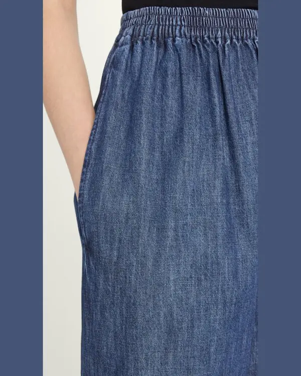 Eskandar Denim Japanese Trousers