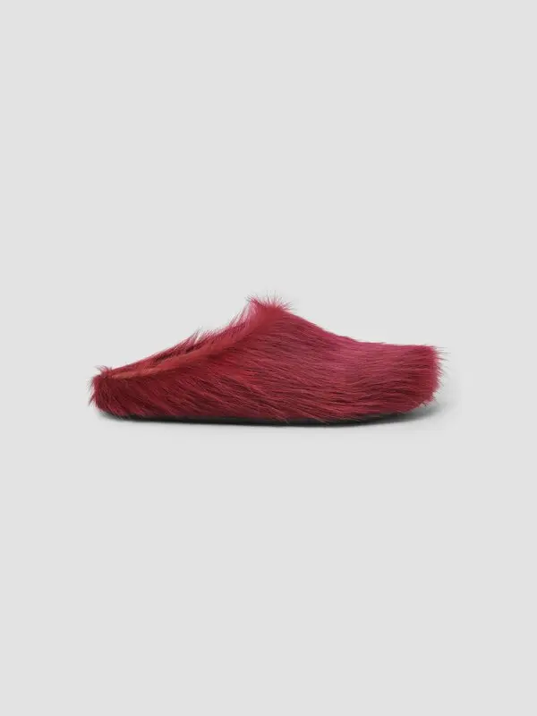 Marni Fussbett Sabot Mules - Camellia