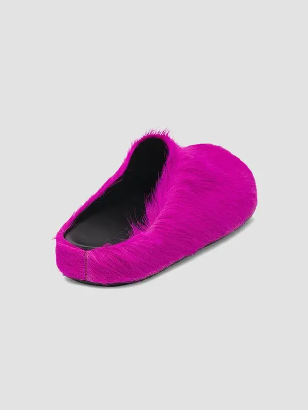 Marni Fussbett Sabot Mules - Fuchsia